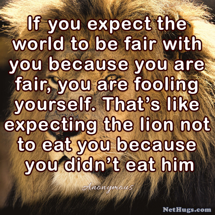 To Be Fair - NetHugs.com